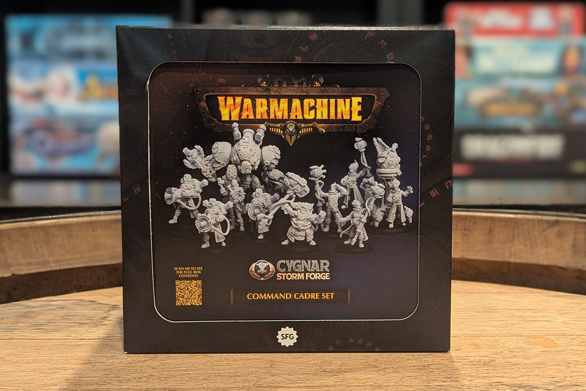 Warmachine: Cygnar - Storm Forge Command Cadre – Dragon Forge Games