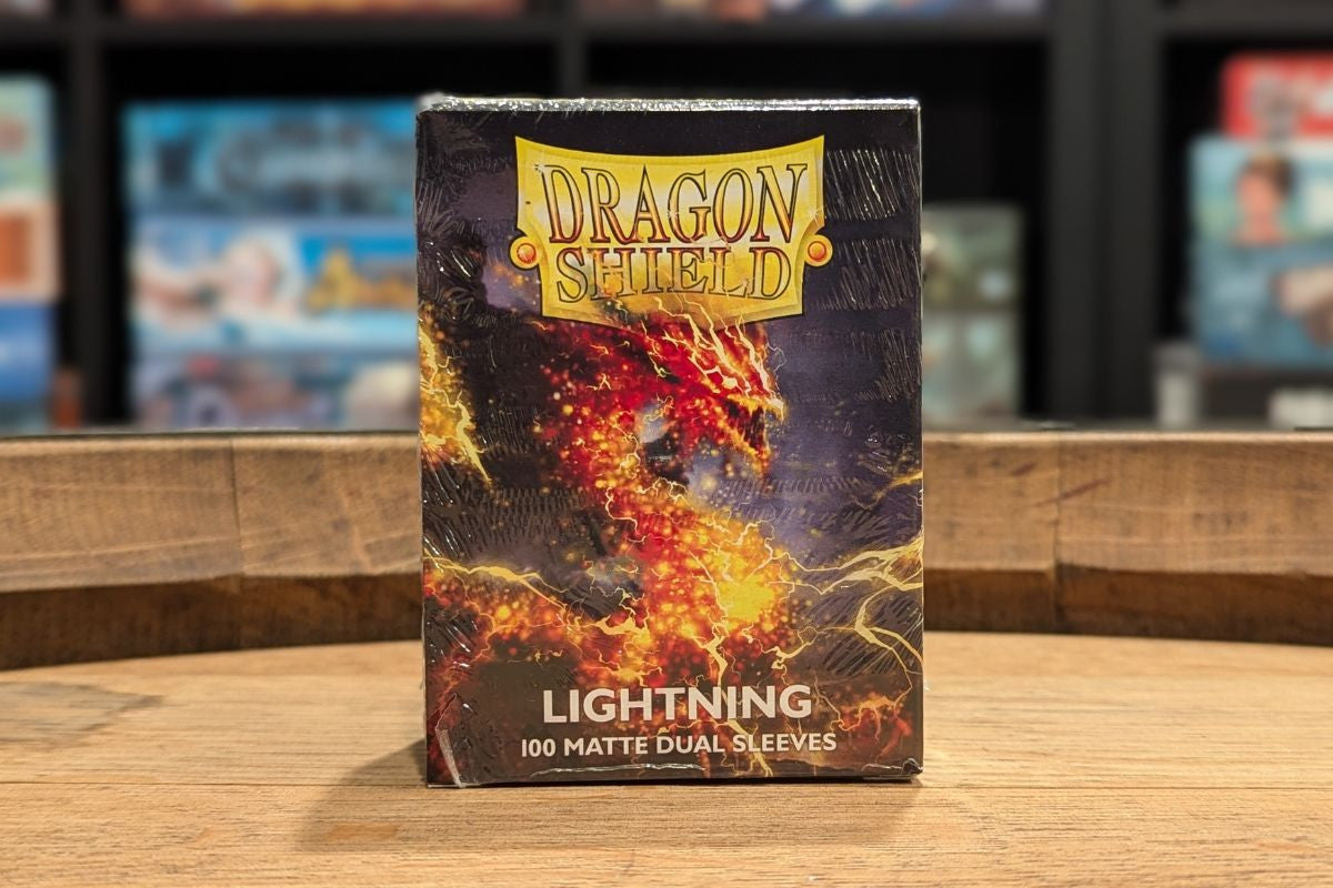 Dragon Shield Sleeves: Standard Matte Dual - Lightning 100CT – Dragon ...